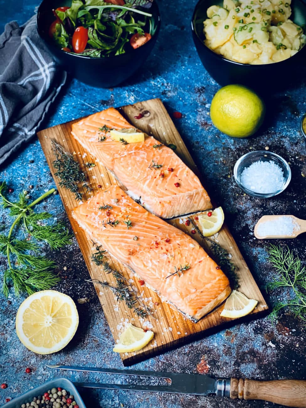 Beilage Lachs Grill