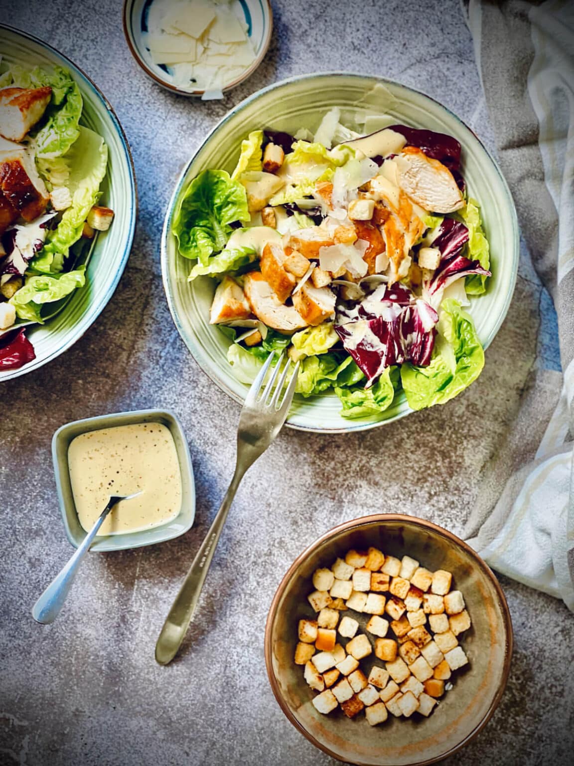 Caesar Salad | mit original Dressing Rezept