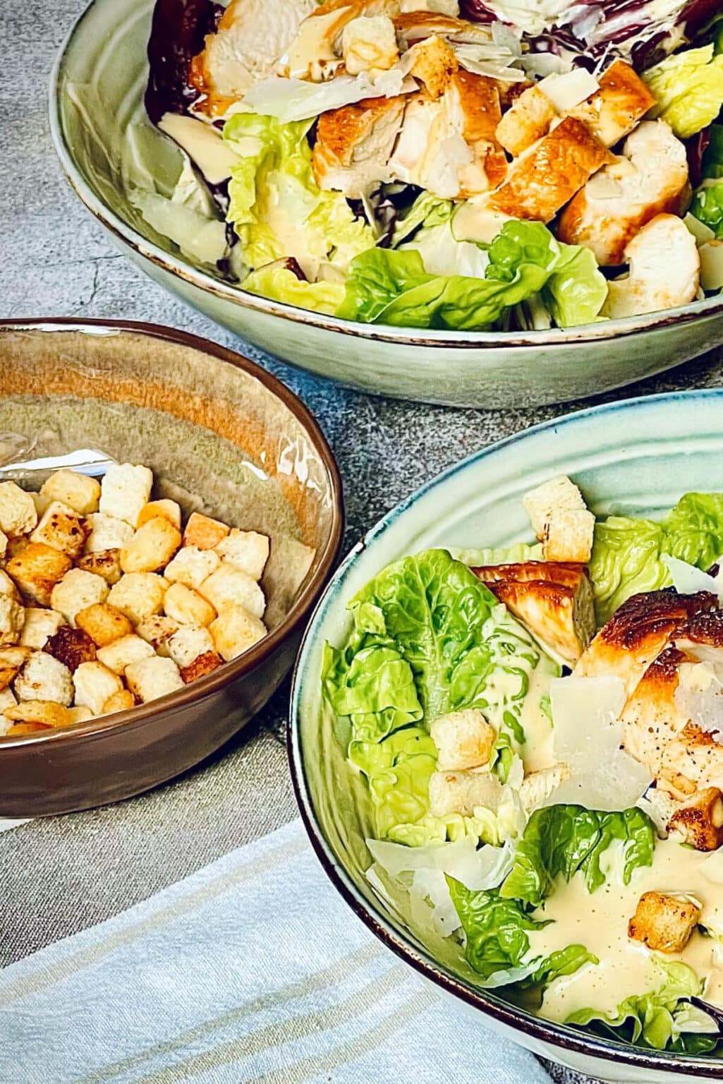 Caesar Salad | mit original Dressing Rezept