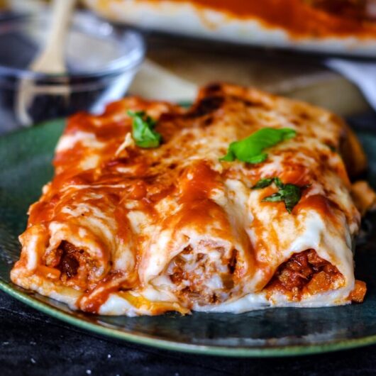 Cannelloni mit Hackfleisch Sauce