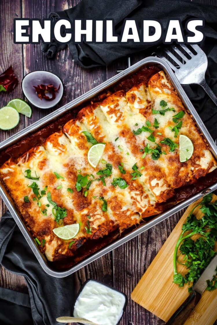 Enchiladas mit Käse überbacken | schnelles Rezept