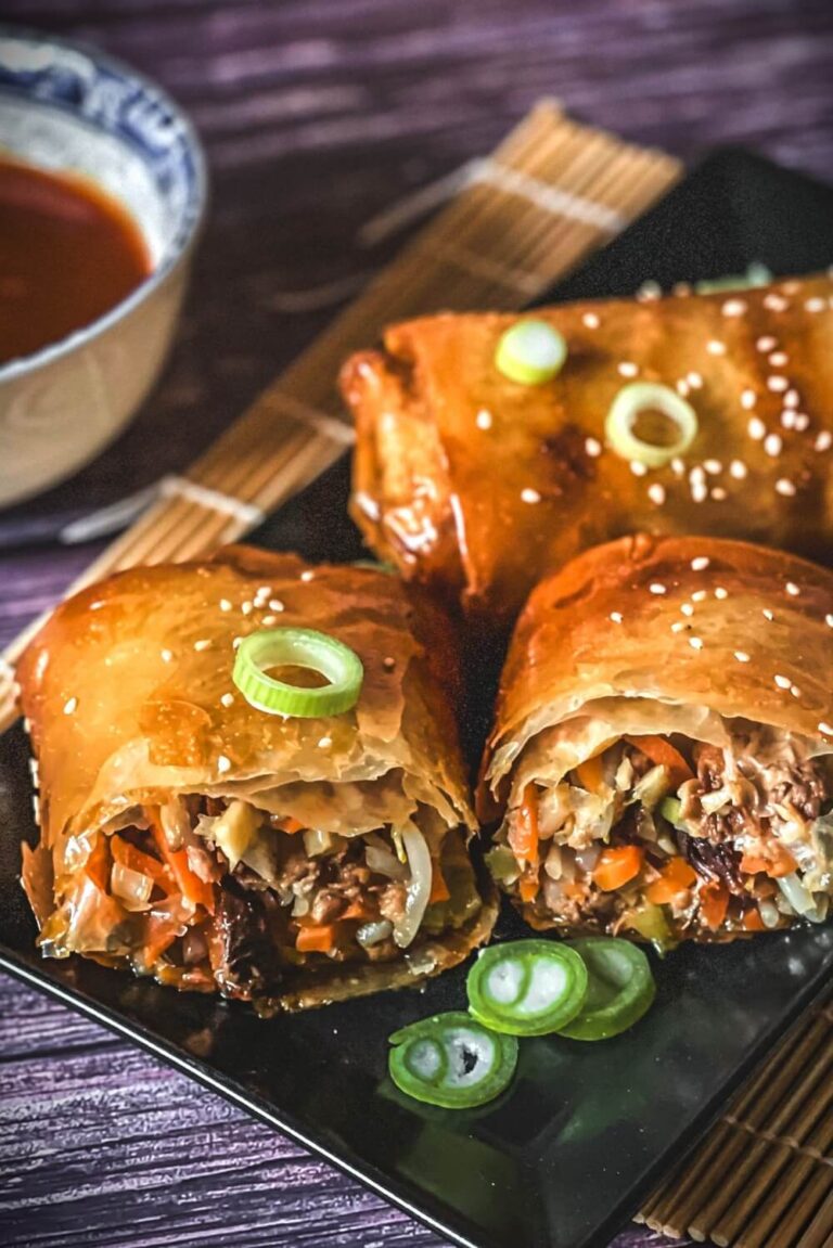 Pulled Pork Frühlingsrollen