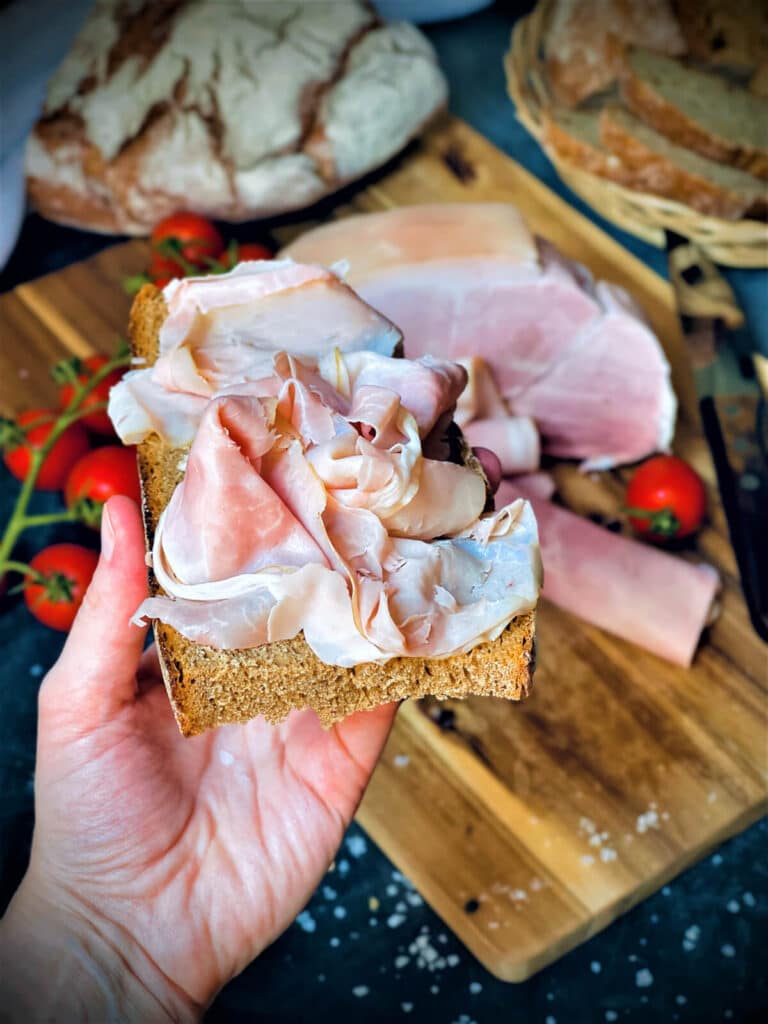 Hinterschinken selber machen | 2 Schritte Rezept