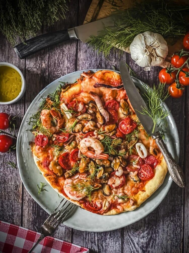 Pizza Frutti di mare | Meeresfrüchtepizza