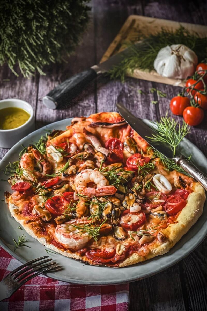 Pizza Frutti di mare | Meeresfrüchtepizza