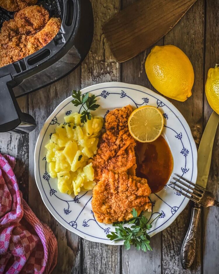 Schnitzel Aus Der Heissluftfritteuse