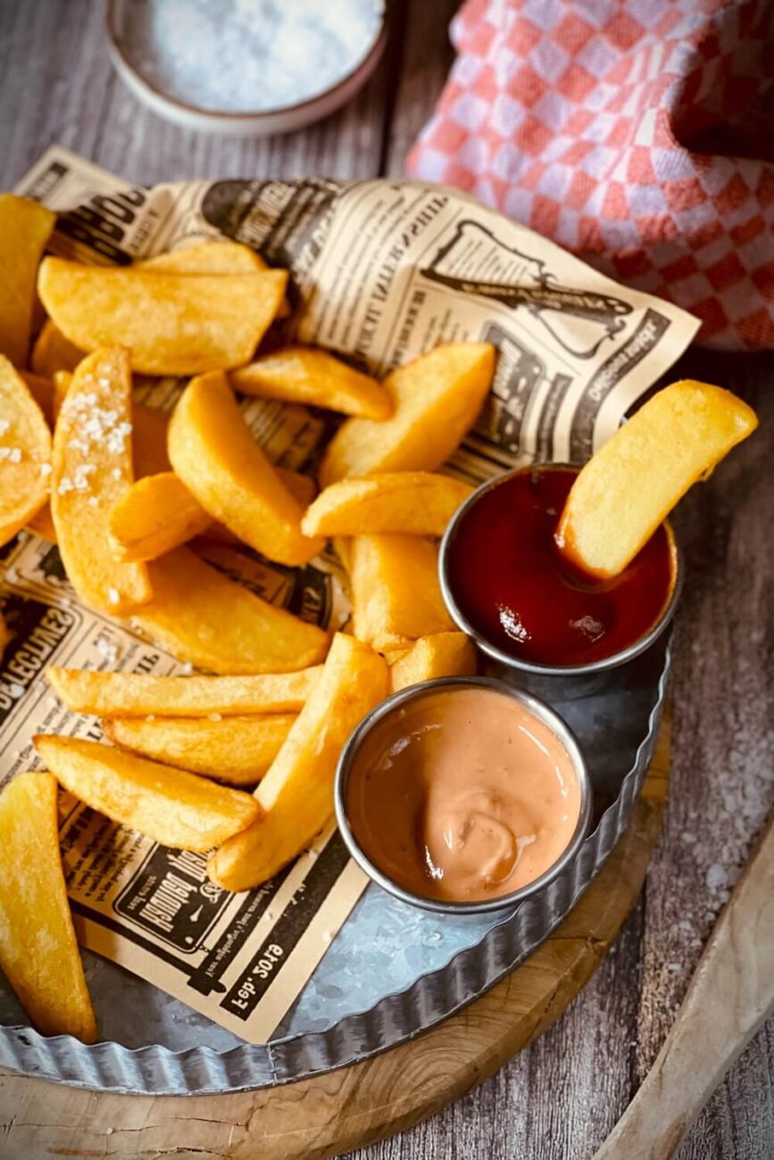 Steakhouse Pommes Rezept | die großen Fritten