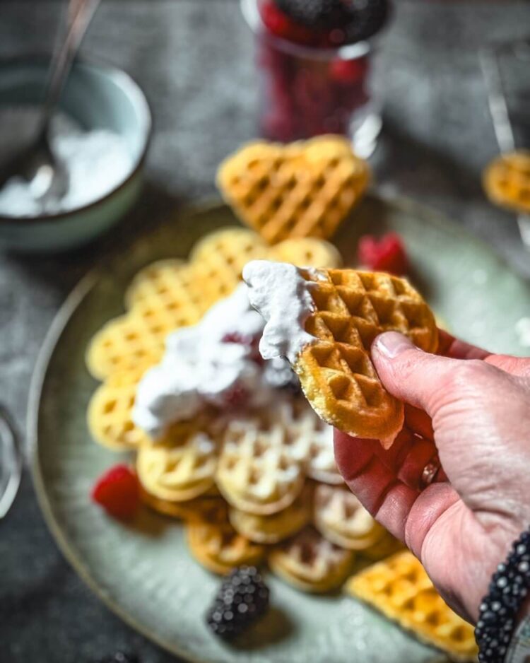 Fluffiges Waffeln Rezept | Bester Waffelteig
