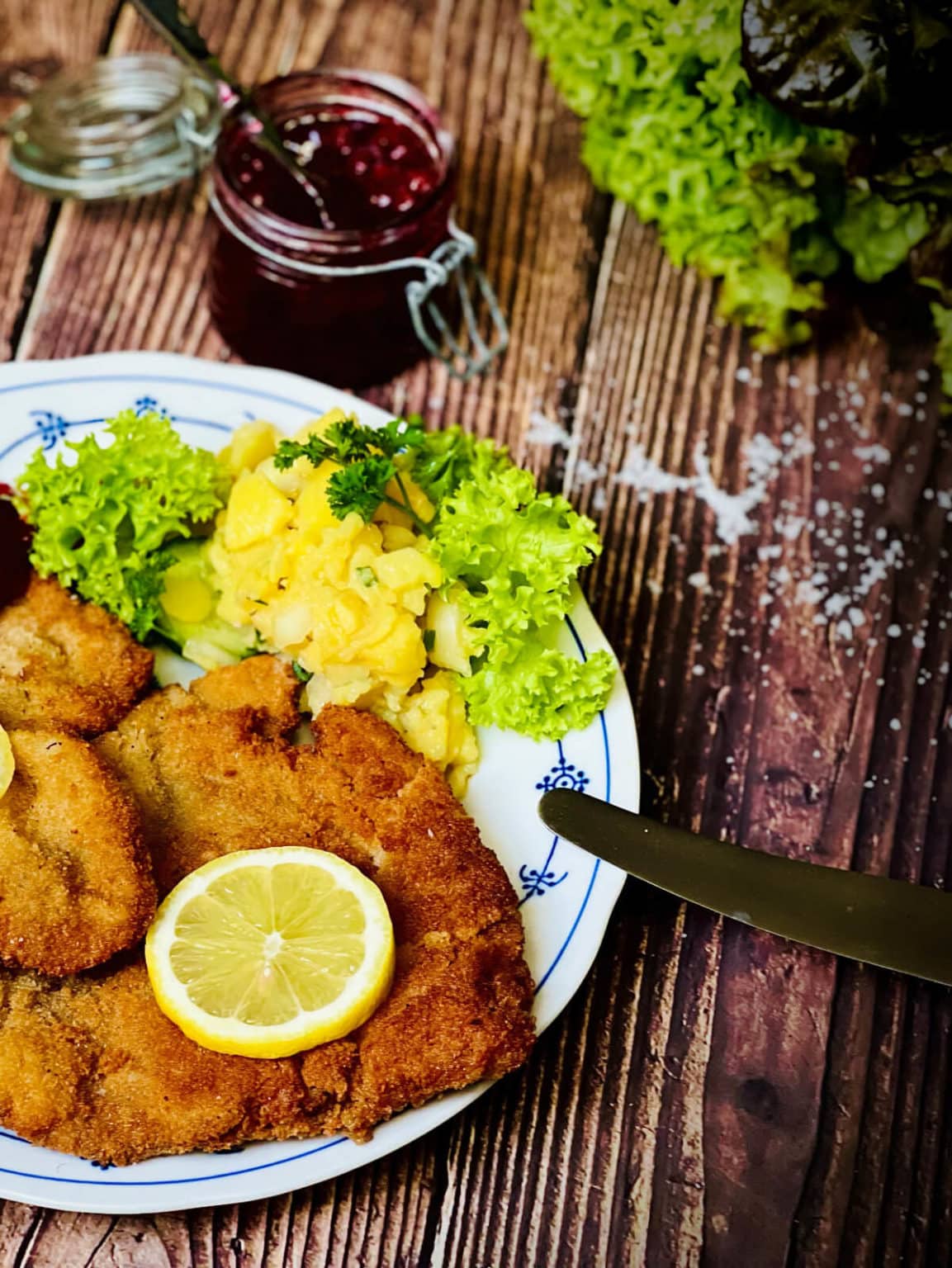 Schnitzel Mit Ei Panade