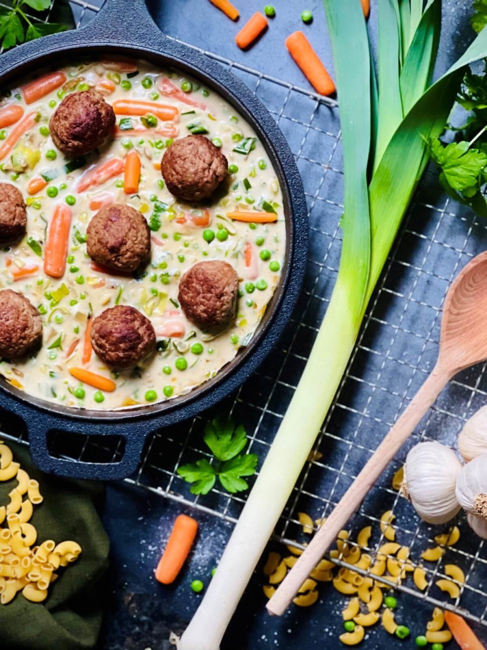 Wikingertopf mit Hackbällchen | schnelles Rezept ohne Fix