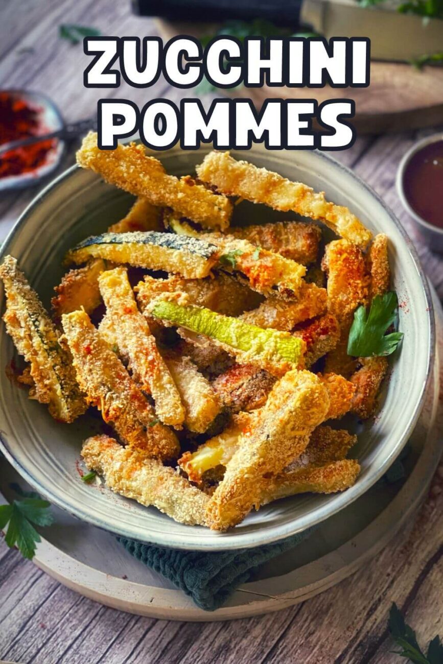 Zucchini Pommes | Low Carb Sommer Snack